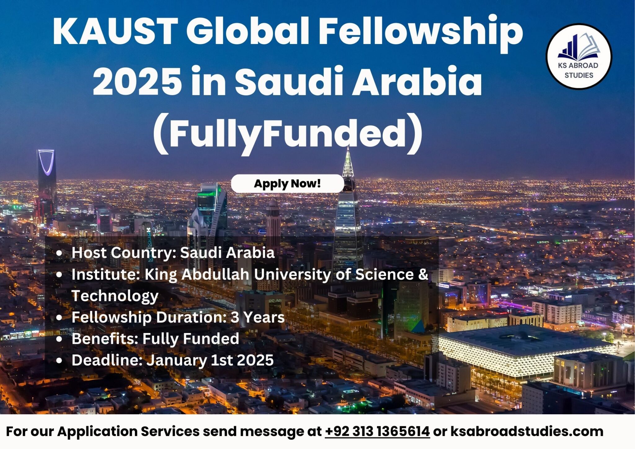 KAUST Global Fellowship 2025 in Saudi Arabia (Fully Funded) - KSA Broad ...