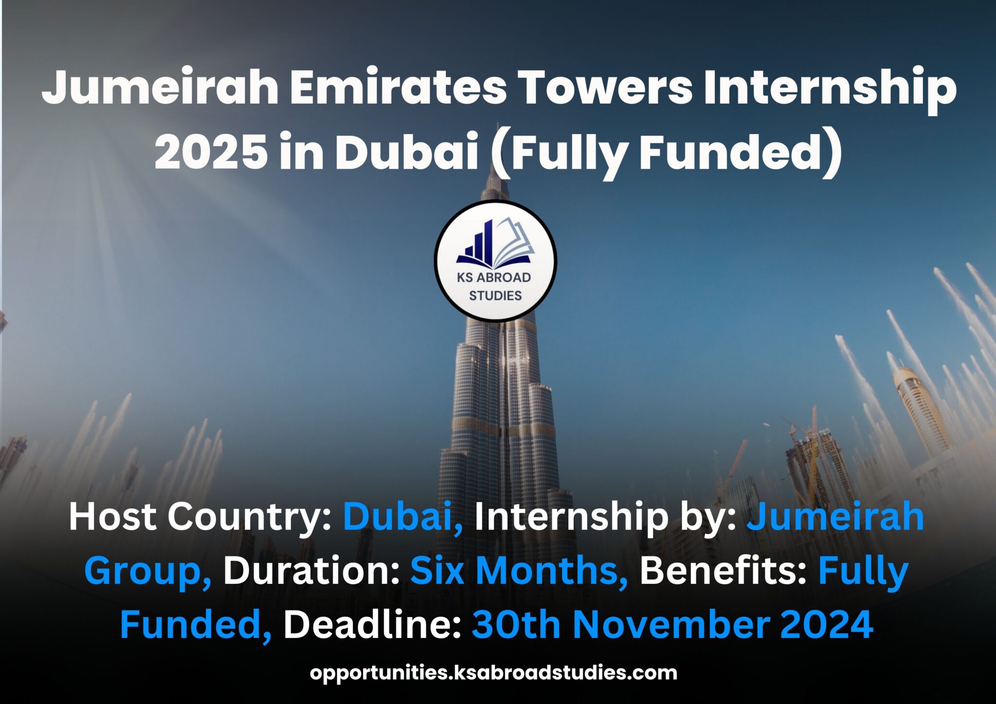 Jumeirah Emirates Towers Internship 2025 in Dubai (Fully Funded) - KSA ...