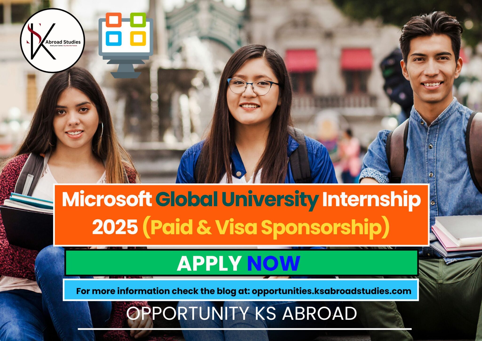 Microsoft Global University Internship 2025 (Paid & Visa Sponsorship ...