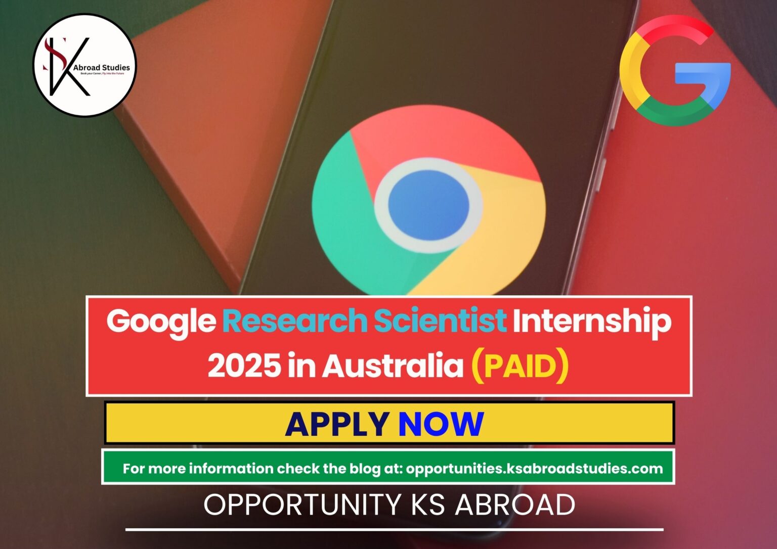 Google Research Scientist Internship 2025 in Australia (PAID) - KSA ...