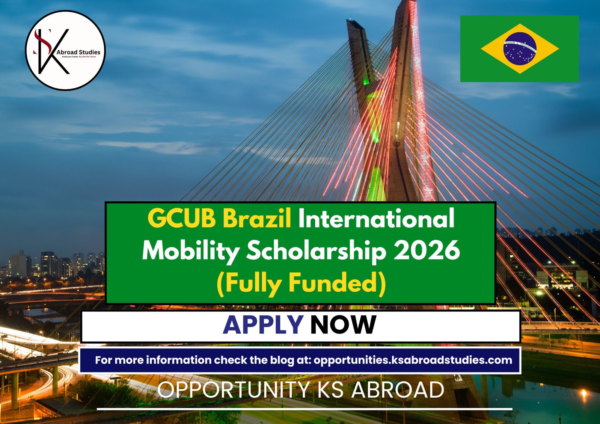 GCUB Brazil International Mobility Scholarship 2026 (Fully Funded ...