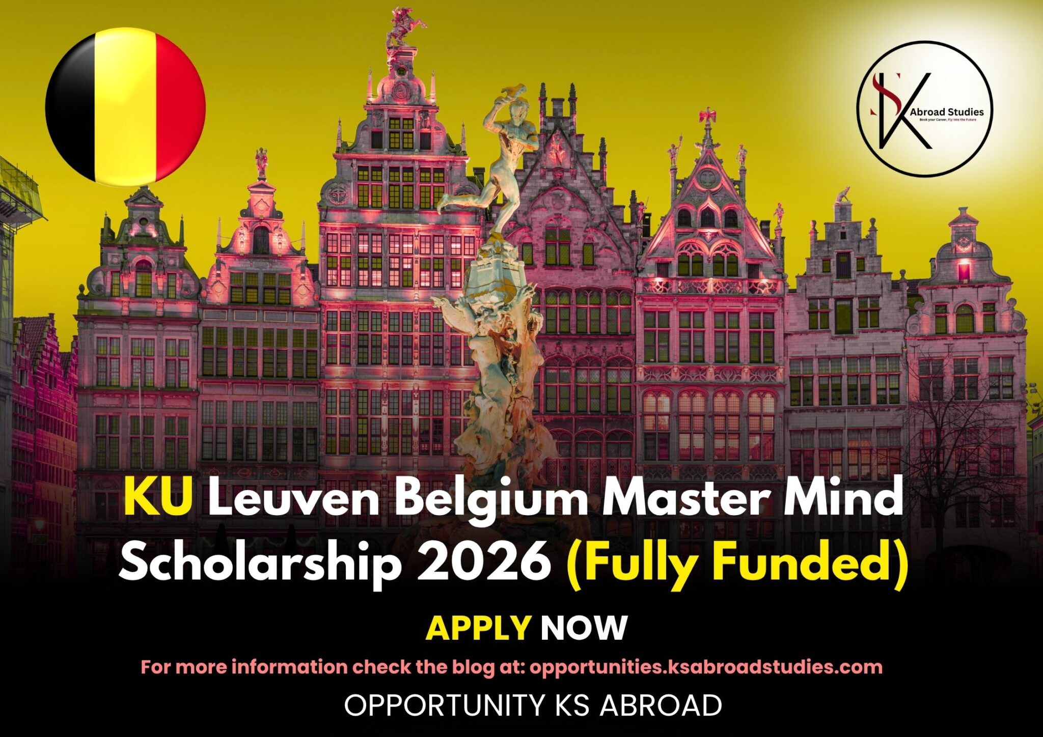 KU Leuven Belgium Master Mind Scholarship 2026 (Fully Funded) - KSA ...